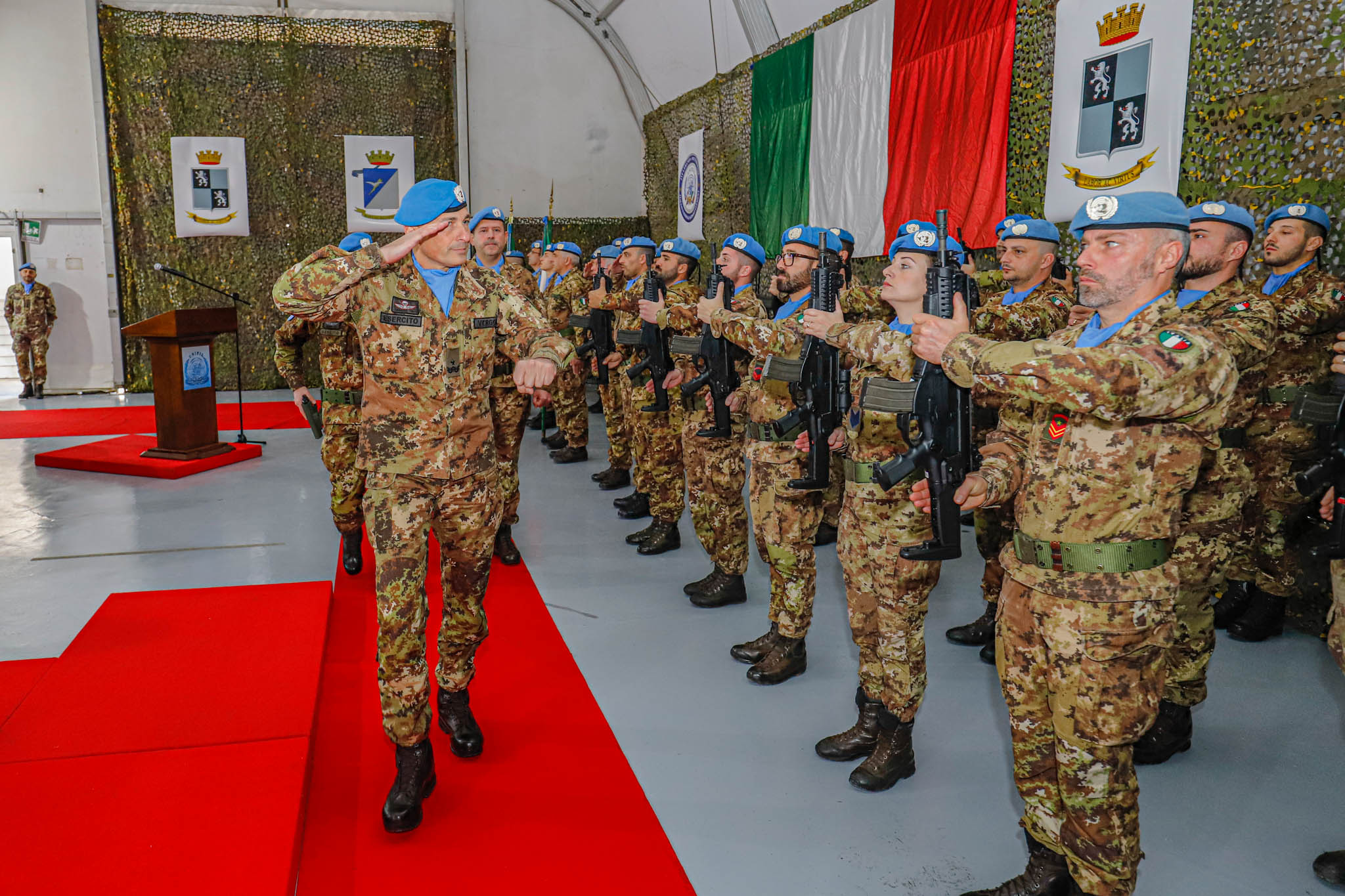 Libano/ Folgore, nel cambio al Comando dell’ Italian National Support ...